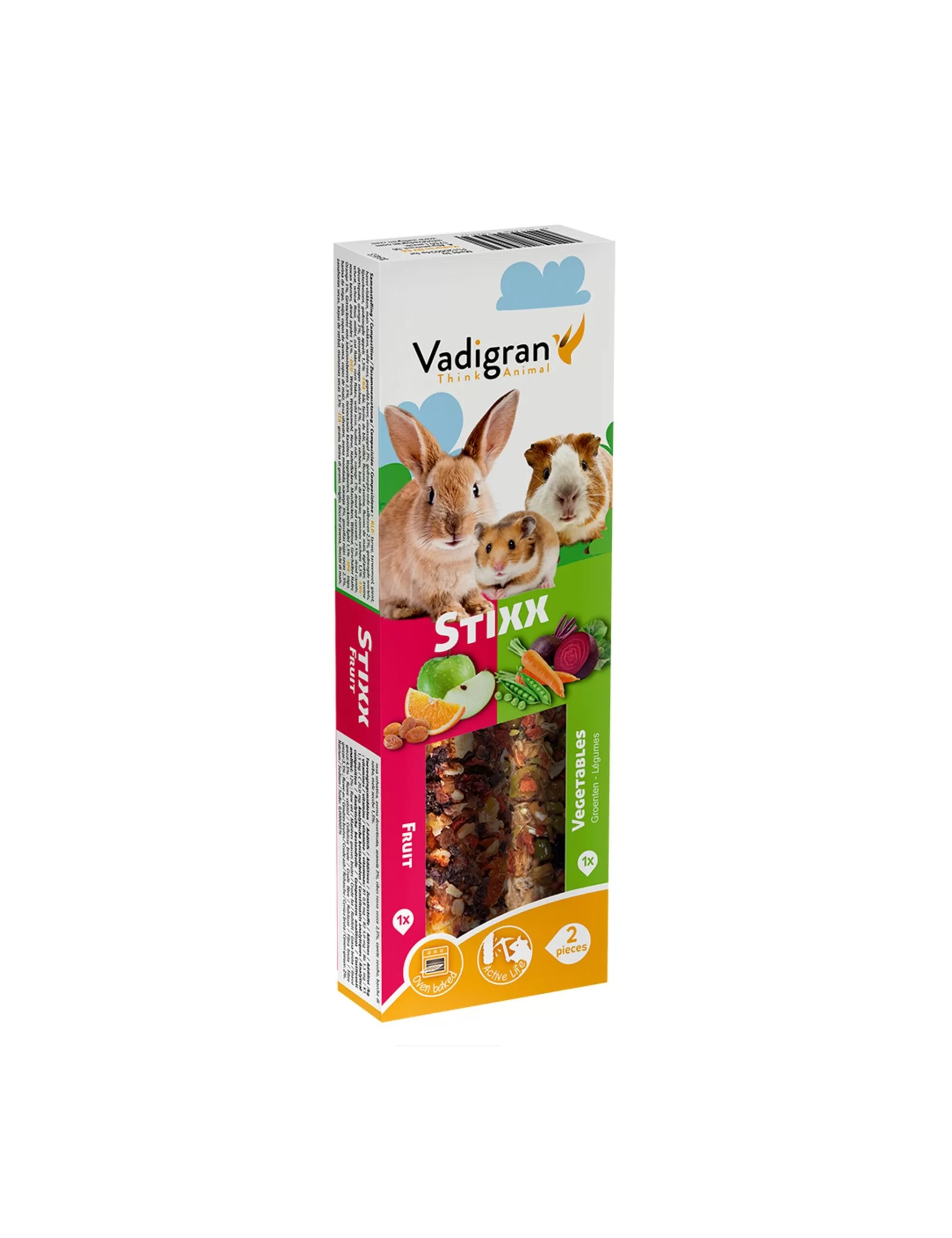 Stixx Fruits & Vegetables VADIGRAN - Double delight for rodents