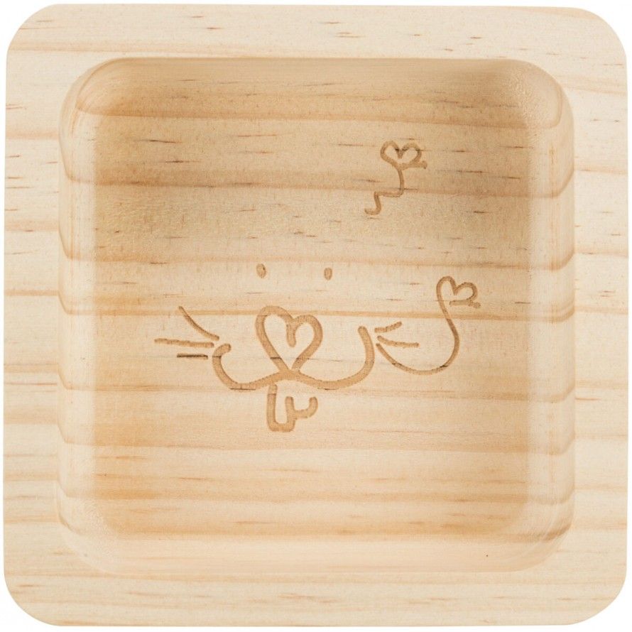 TRIXIE - Gamelle en Bois Naturel Trixie pour Rongeurs