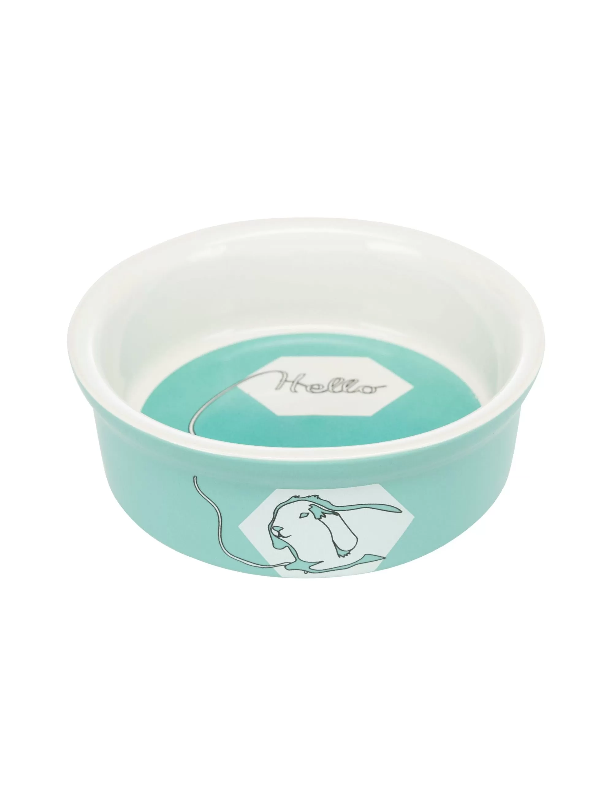 TRIXIE - Ceramic Bowl for Rabbits - Fun and Durable Design