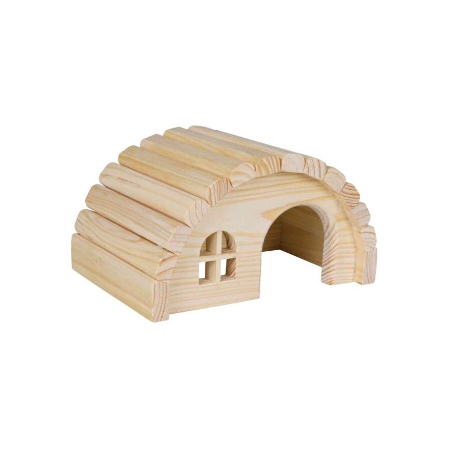 TRIXIE Wooden House for Rabbits and Rodents - Safety and Comfort