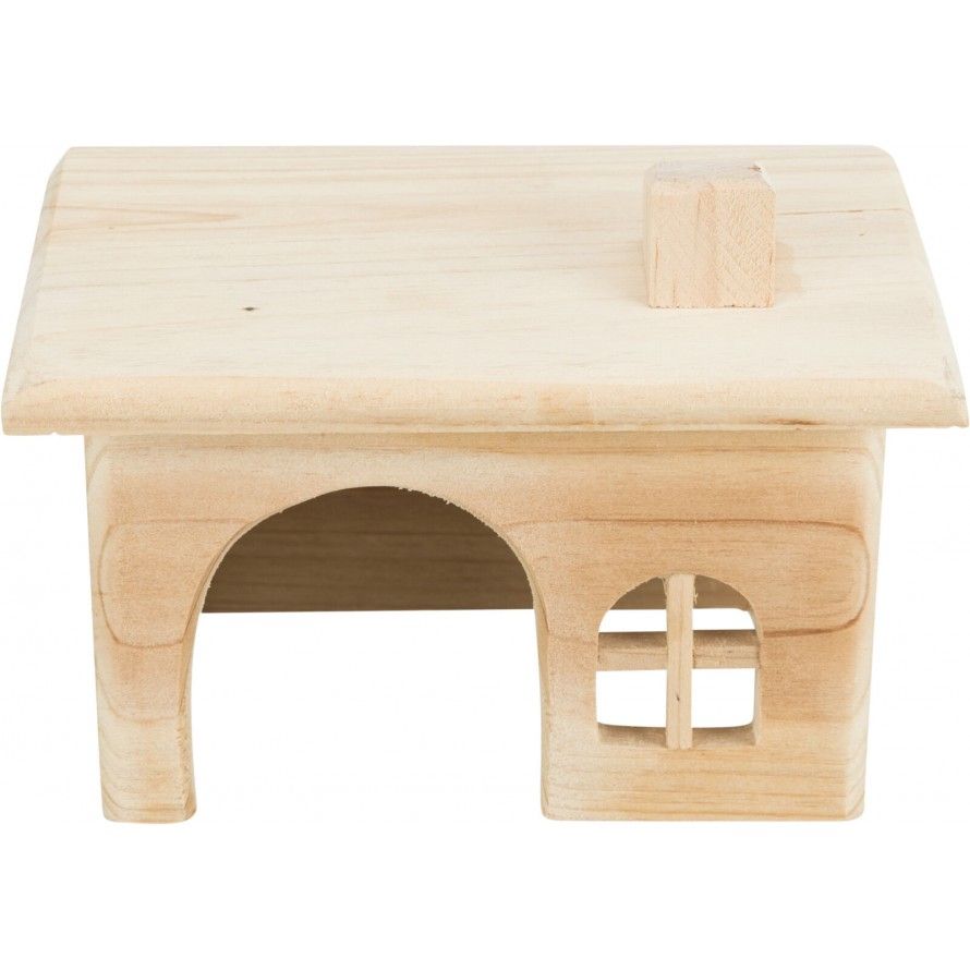 TRIXIE Wooden House for Mice and Hamsters - Comfort and Safety