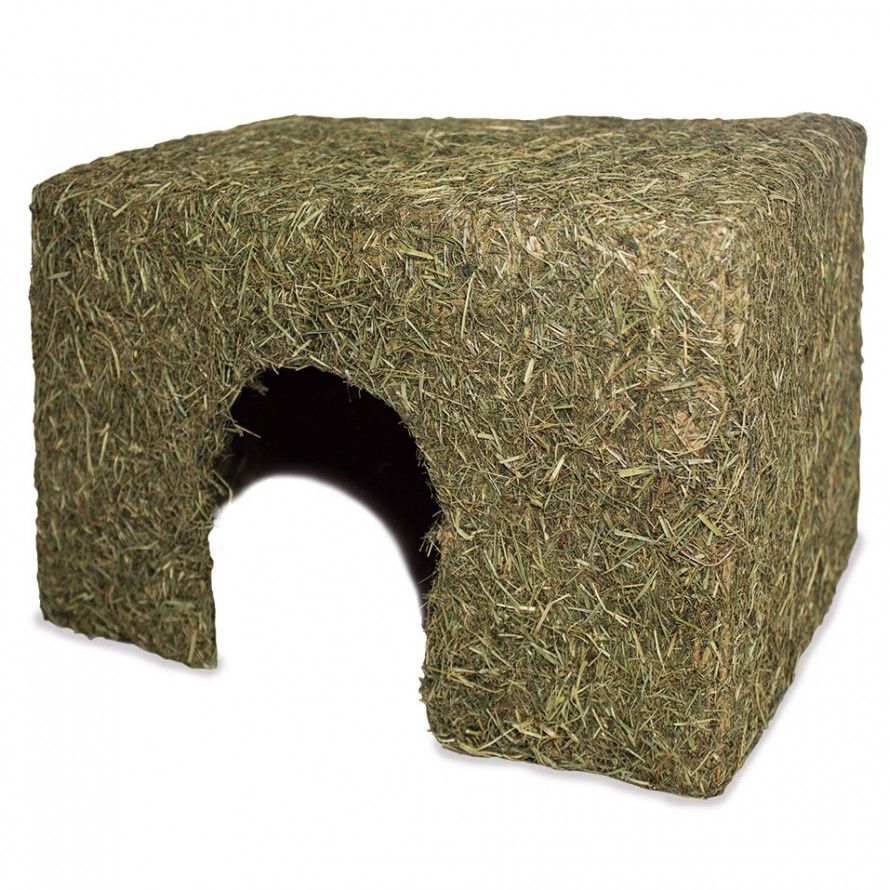 JR FARM Hay House for Rodents - Natural Comfort and Health